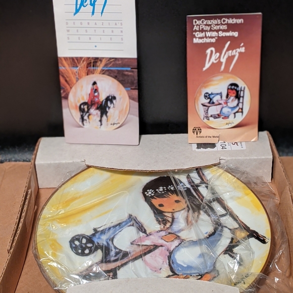 DeGrazia Art | Other | Vintage Degrazia Collectible Plate | Poshmark